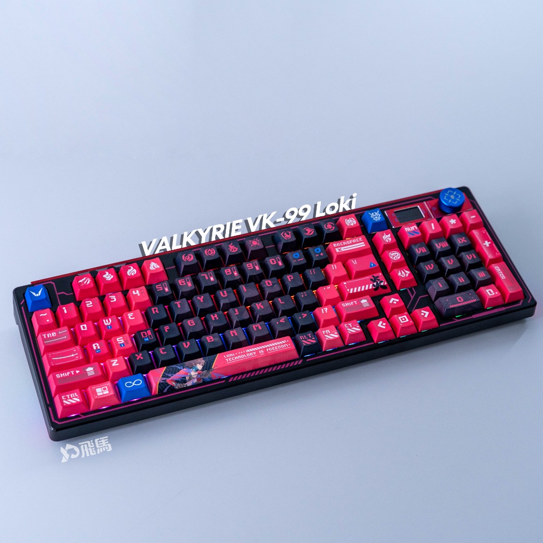 全新現貨🆕 Valkyrie VK-99 Loki 98鍵 RGB 三模無線熱拔插機械式鍵盤｜支援有線Type-C、無線2.4GHz 以及 ...
