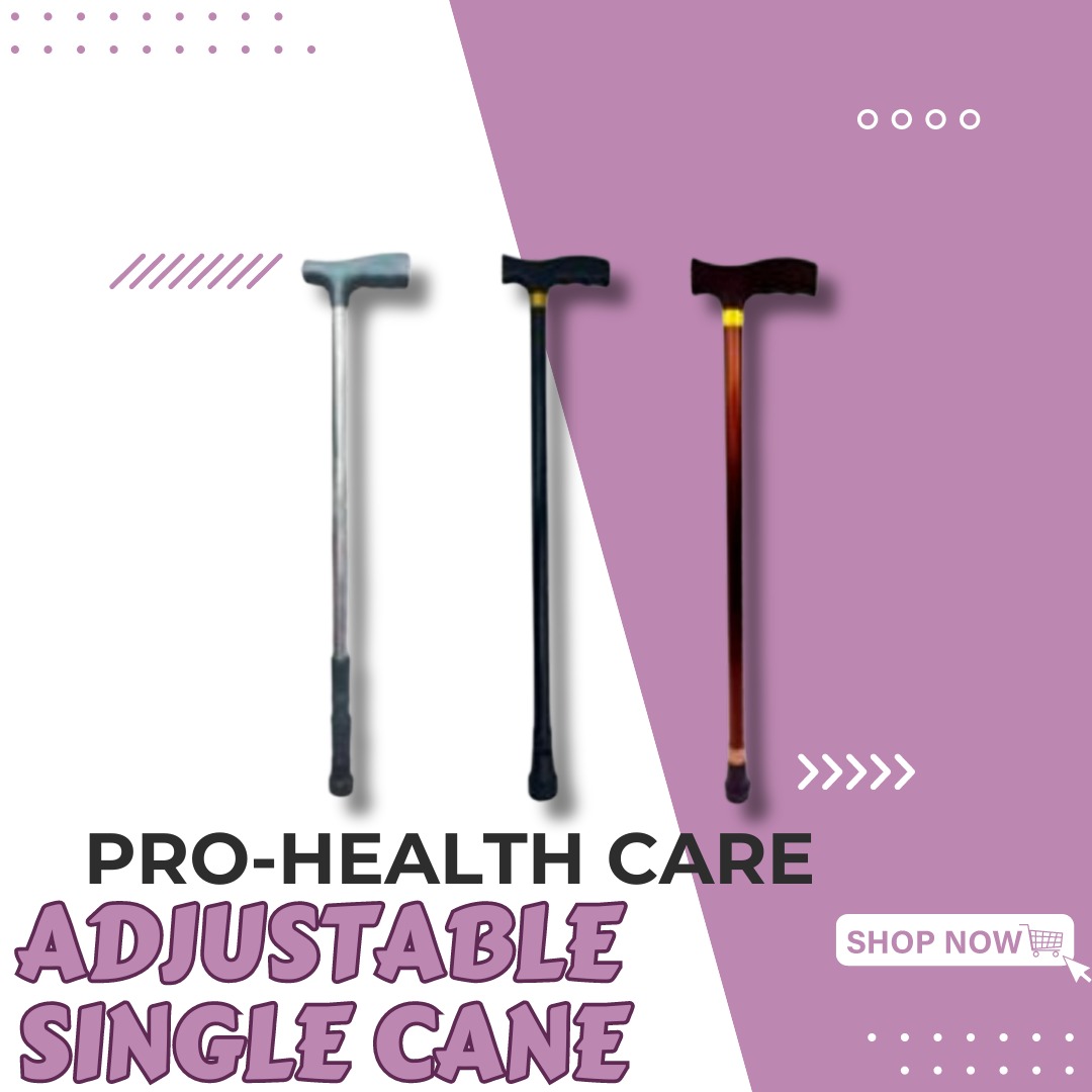 ADJUSTABLE SINGLE CANE, Health & Nutrition, Medical Supplies & Tools on ...