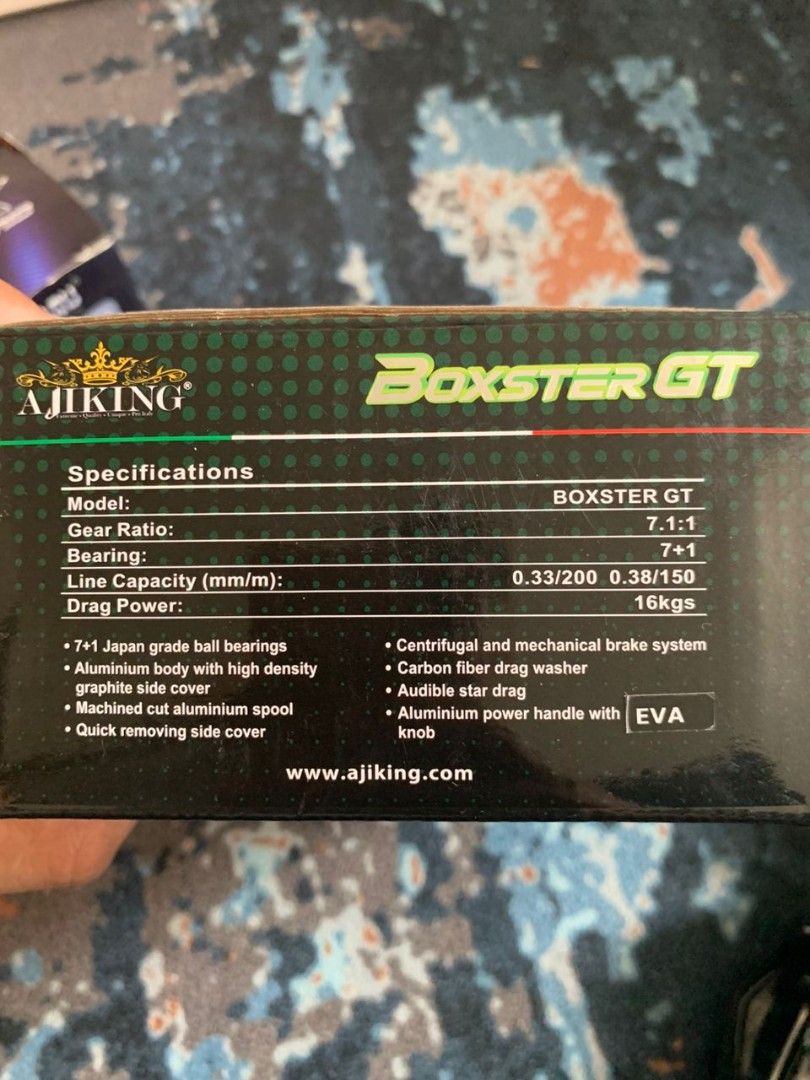 Ajiking BoxsterGT, Sports Equipment, Fishing on Carousell