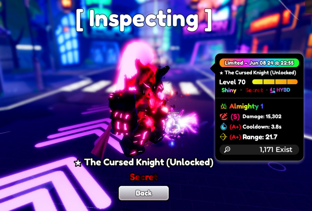 ALMIGHTY SHINY IGRIS EVO Anime Defenders (NEGO), Video Gaming, Gaming ...