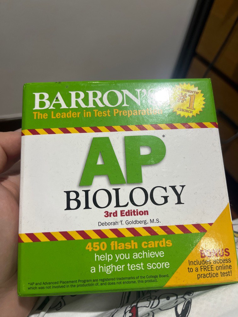 AP Biology Flashcards, Hobbies & Toys, Books & Magazines, Textbooks on ...