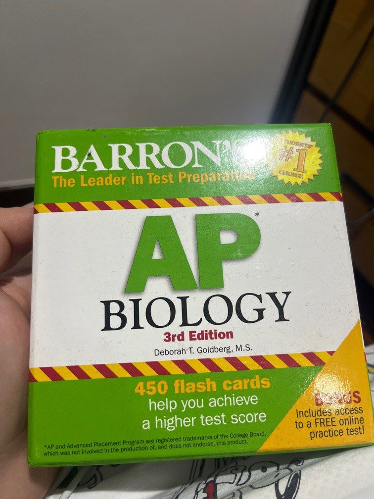 AP Biology Flashcards, Hobbies & Toys, Books & Magazines, Textbooks on ...