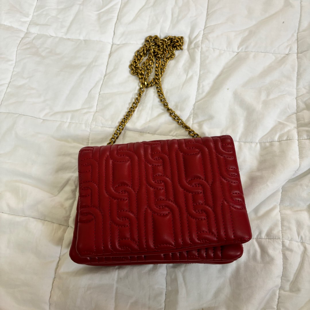 Auth ZARA Wine Red bag, Women's Fashion, Bags & Wallets, Cross-body ...