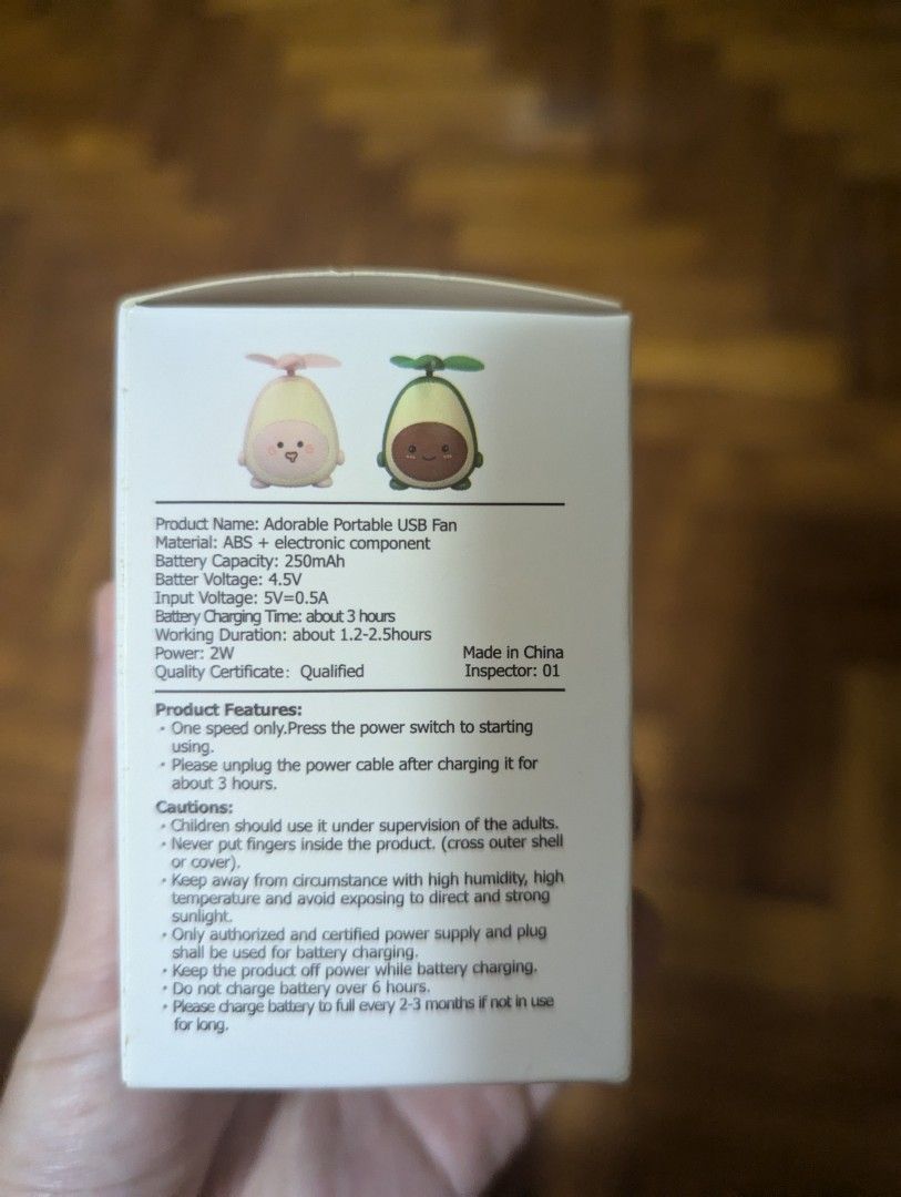 Avocado Portable Fan, Hobbies & Toys, Memorabilia & Collectibles, Fan ...