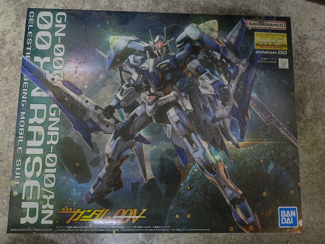Bandai MG 1/100 Gundam 00 XN Raiser 00R, Hobbies & Toys, Toys & Games ...
