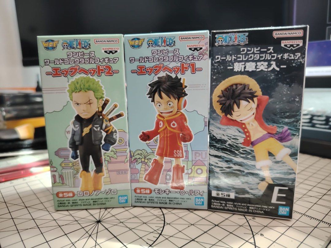BANPRESTO WCF ONE PIECE EGGHEAD CHOPPER & Zoro 海贼王 航海王 蛋头岛 乔巴 索隆 ...