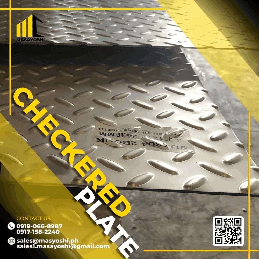 BI checkered plate 3mm,MS Plate, Anchor Bolt, Channel Bar, Angle Bar ...