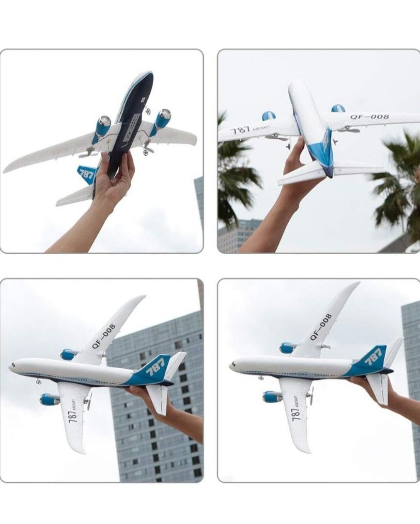Boeing 787 RC Aircraft.3-Channel 2.4 GHz., Hobbies & Toys, Toys & Games ...