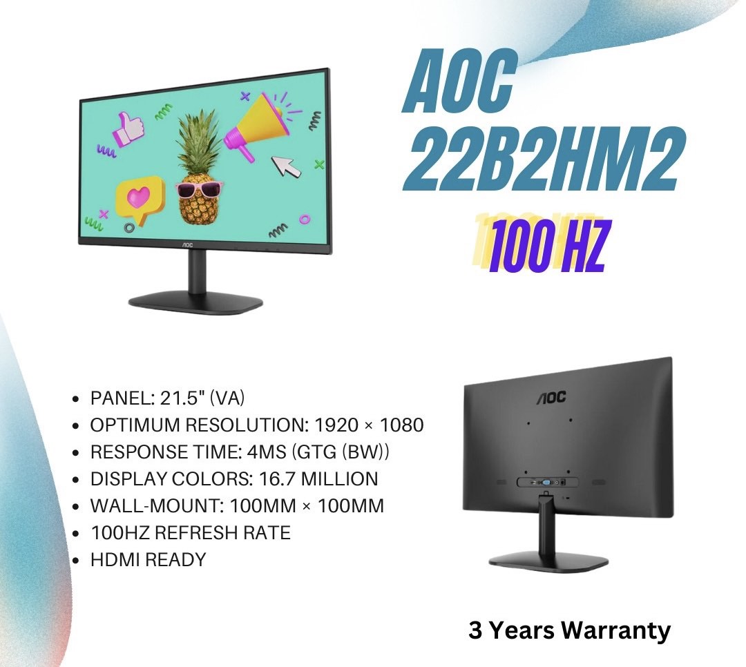 BRAND NEW : AOC 22B2HM2, Computers & Tech, Parts & Accessories, Monitor ...