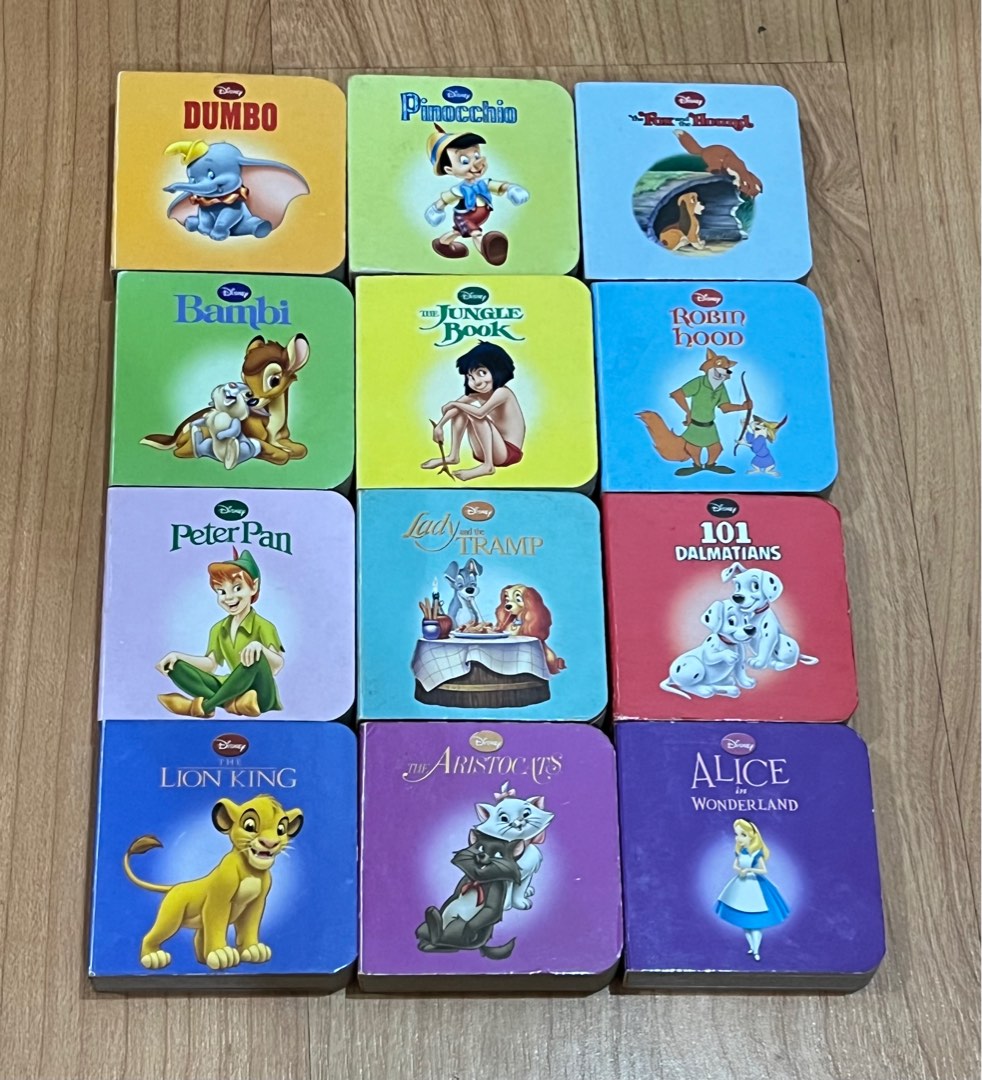 Buku cerita anak Classic 12 Board Books Disney - 12 Pcs, Buku & Alat Tulis, Buku Anak-Anak di ...