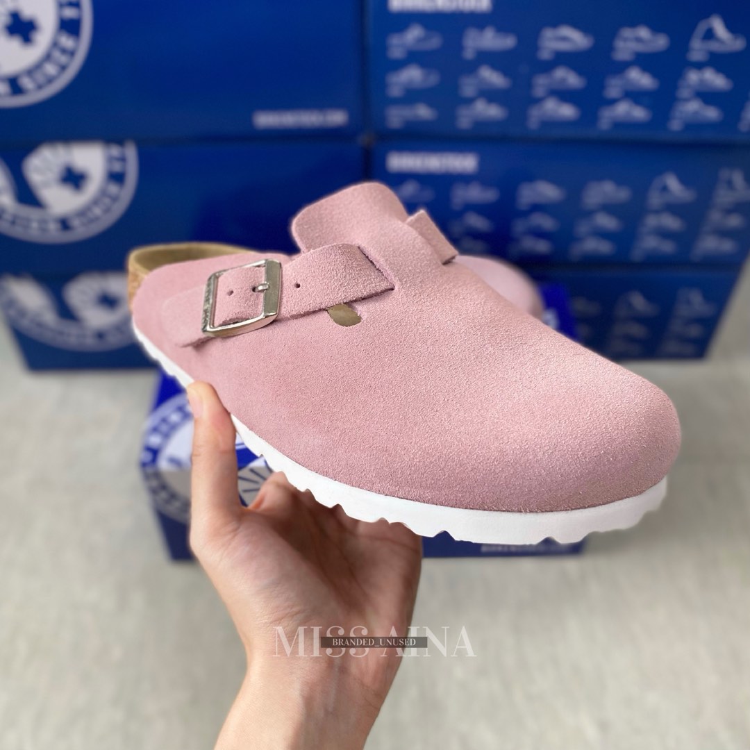 CANDY PINK Birkenstock Boston Clogs (PRE-ORDER), Women's Fashion ...