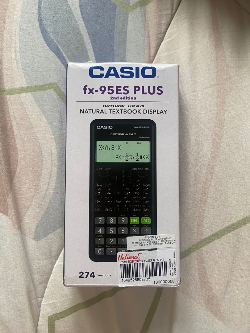 Casio fx-95ES PLUS 2nd Edition Calculator, Computers & Tech, Office & Business Technology on ...