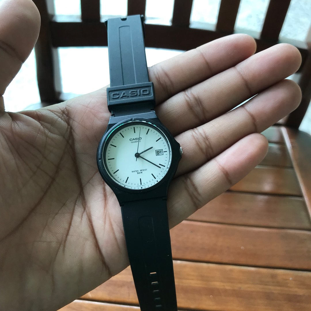 Casio mw 59 auth, Fesyen Pria, Jam Tangan di Carousell