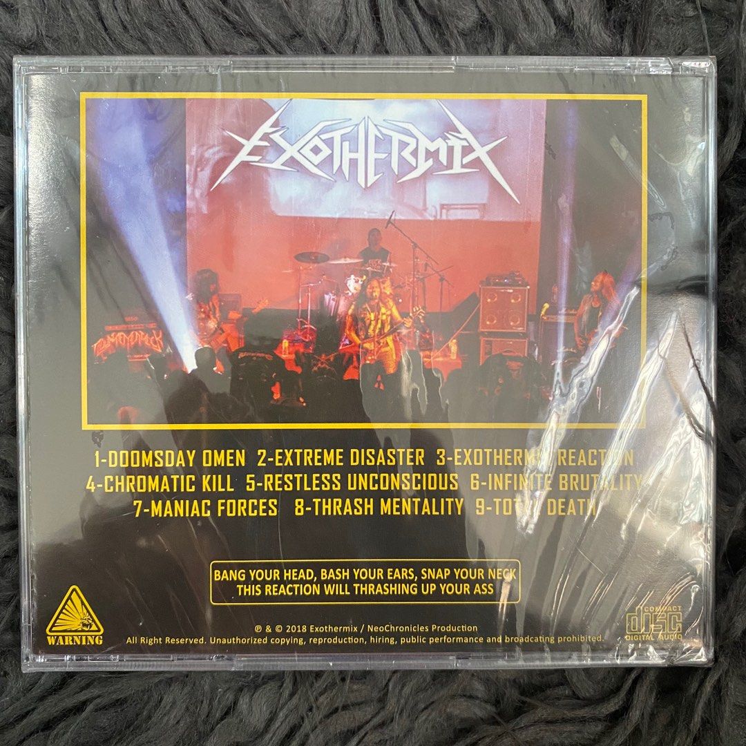 CD EXOTHERMIX Reaction, Hobbies & Toys, Music & Media, CDs & DVDs on ...