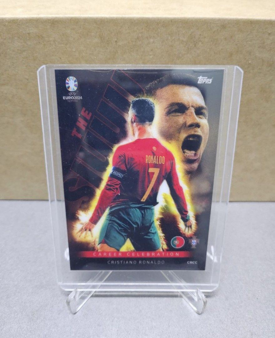Cristiano Ronaldo Match Attack Euro 2024 Rare Card, Hobbies & Toys ...