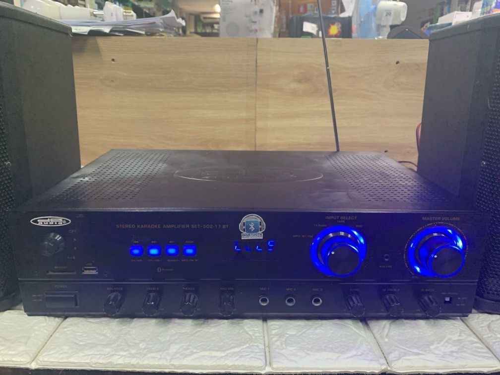 dbaudio Stereo Karaoke Amplifier Set 502 17BT, Audio, Soundbars ...