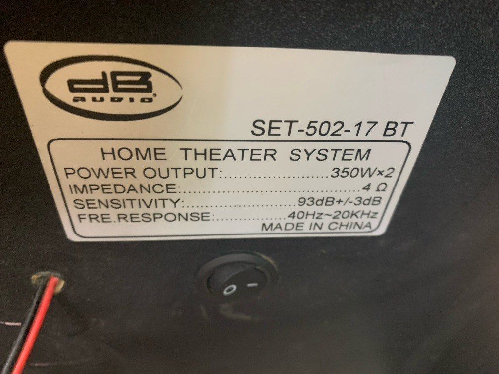 dbaudio Stereo Karaoke Amplifier Set 502 17BT, Audio, Soundbars ...