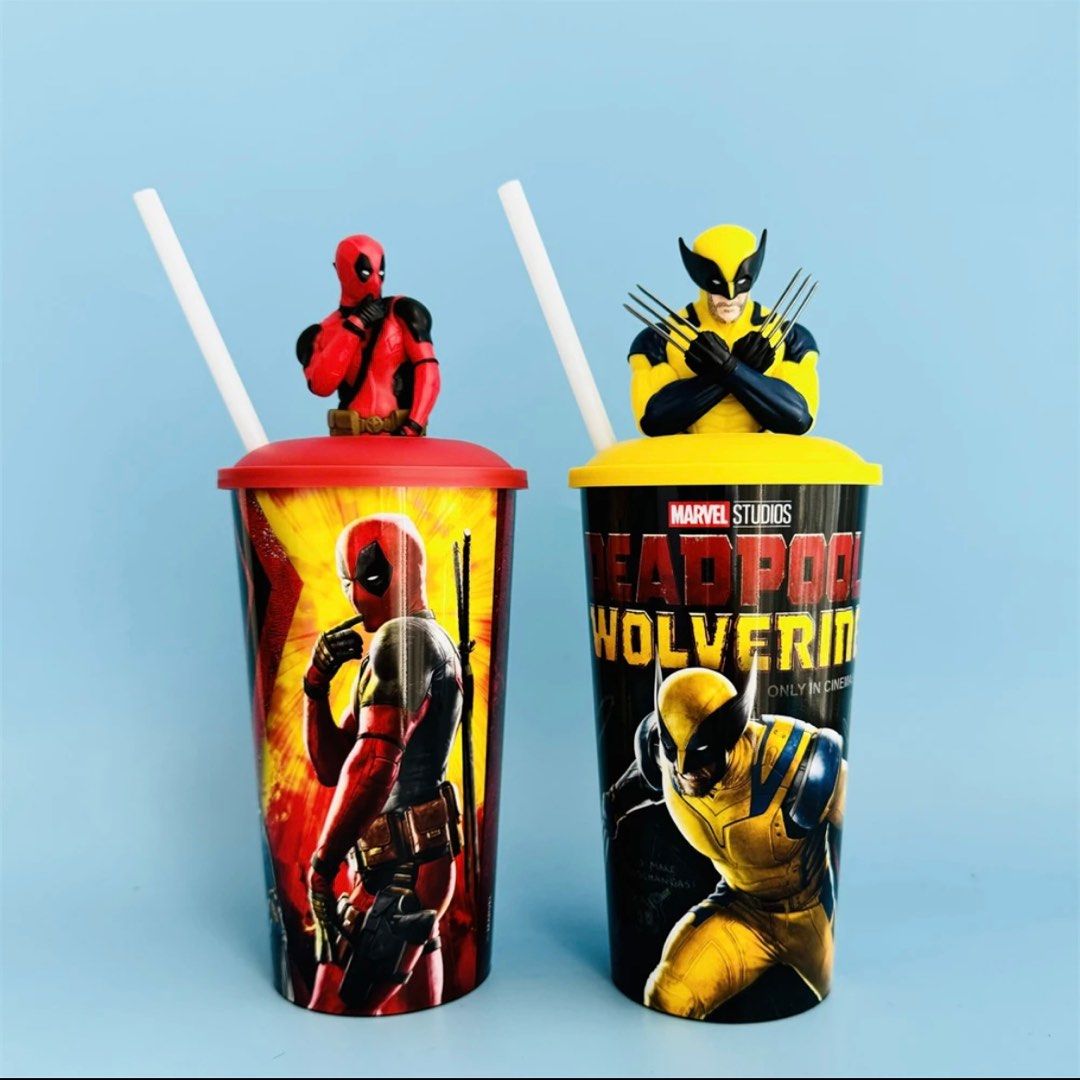 Deadpool and Wolverine Merchandise Popcorn Bucket, Hobbies & Toys, Toys ...