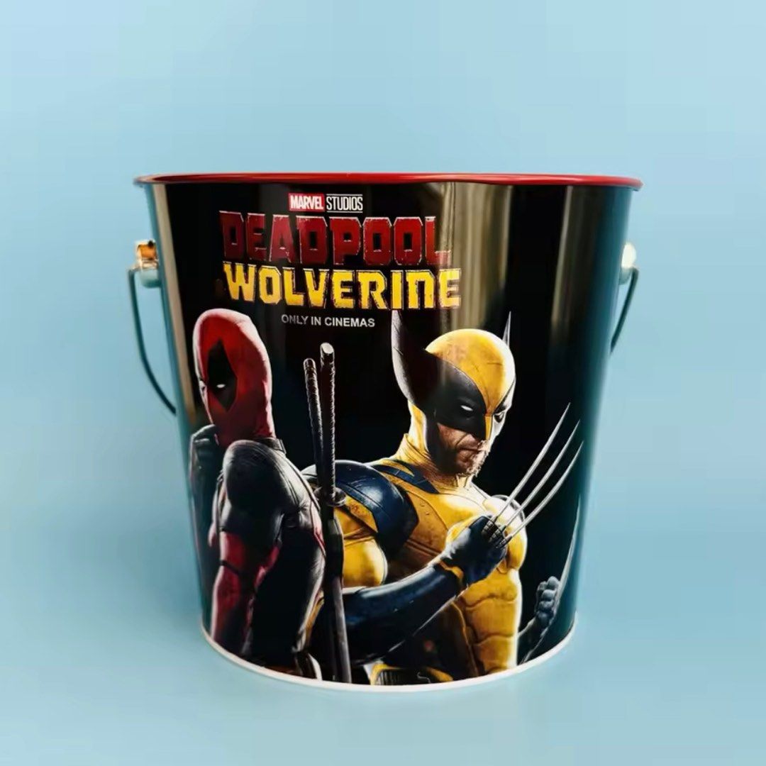 Deadpool and Wolverine Merchandise Popcorn Bucket, Hobbies & Toys, Toys ...