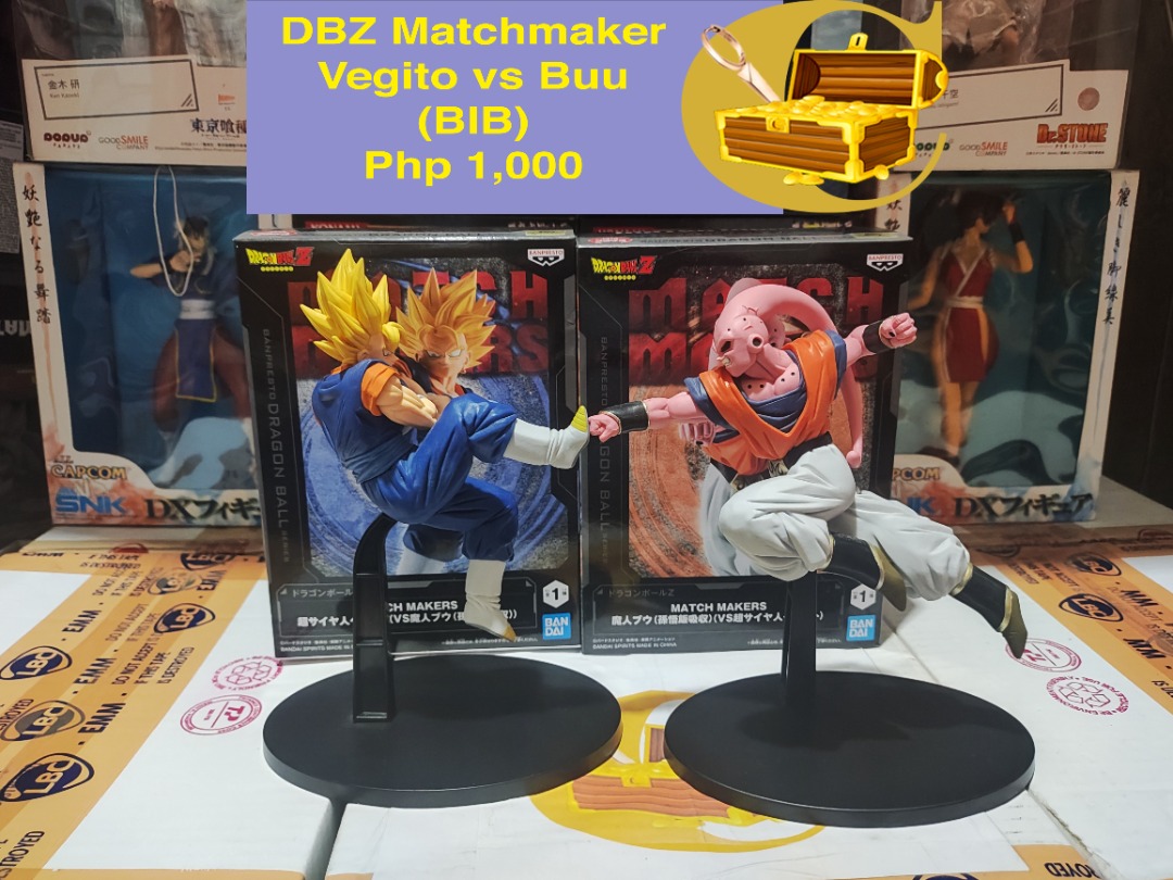 Dragonball Z Matchmakers Vegito versus Buu, Hobbies & Toys, Toys ...