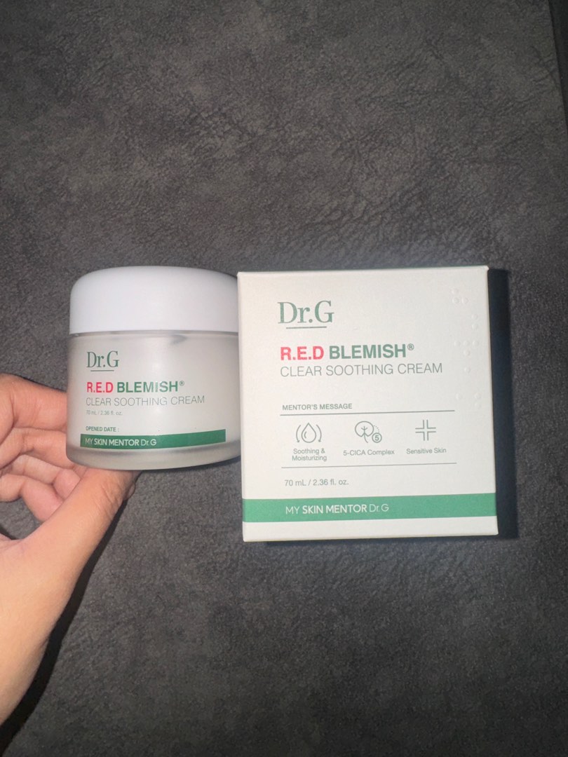 Dr.G RED BLEMISH Clear Soothing Cream, Beauty & Personal Care, Face ...