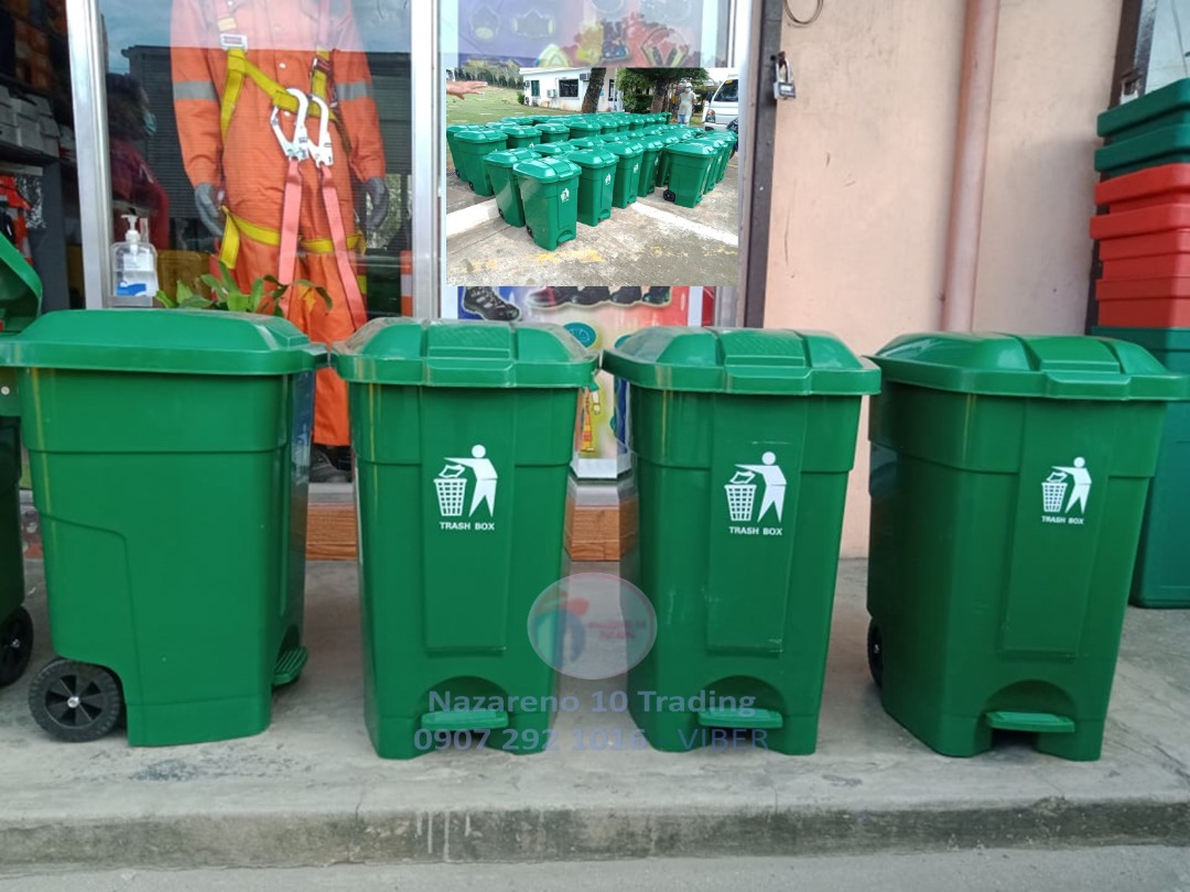 Dust bin trash bin w/wheels&pedal 466, Furniture & Home Living ...