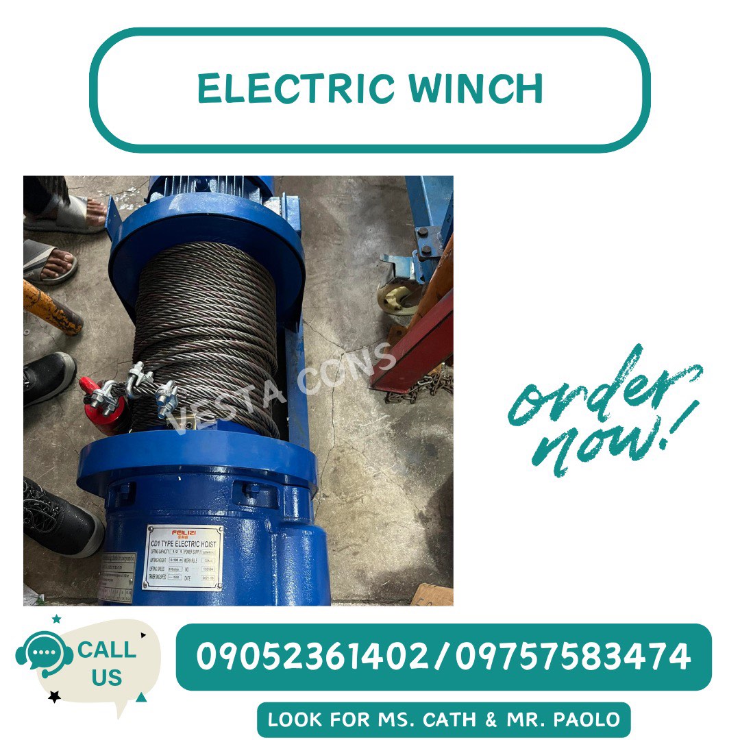 Electric winch, Commercial & Industrial, Industrial Equipment on Carousell