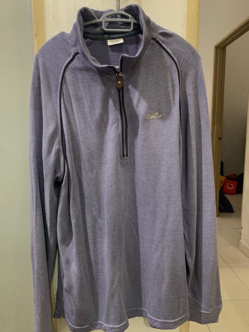 Ellese half zipper, Men's Fashion, Activewear on Carousell