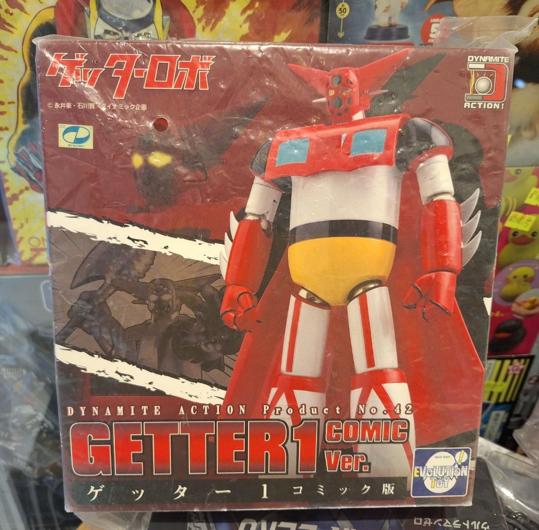 EVOLUTION TOY DYNAMITE ACTION NO.42 GETTER ROBO GETTER ONE 三一萬能俠 紅三一 漫画 ...