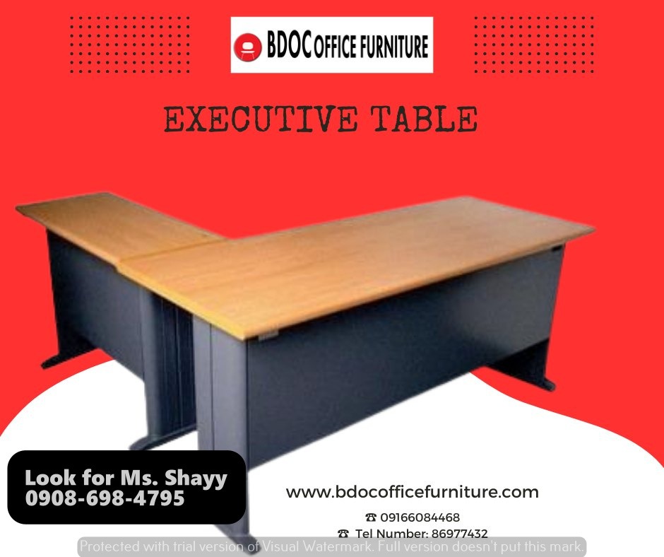 Executive Table / Free Standing Table / Gang Chair / Steel Cabinet ...