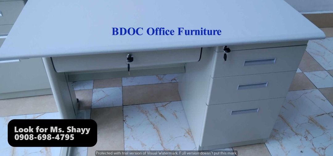 Executive Table / Free Standing Table / Gang Chair / Steel Cabinet ...