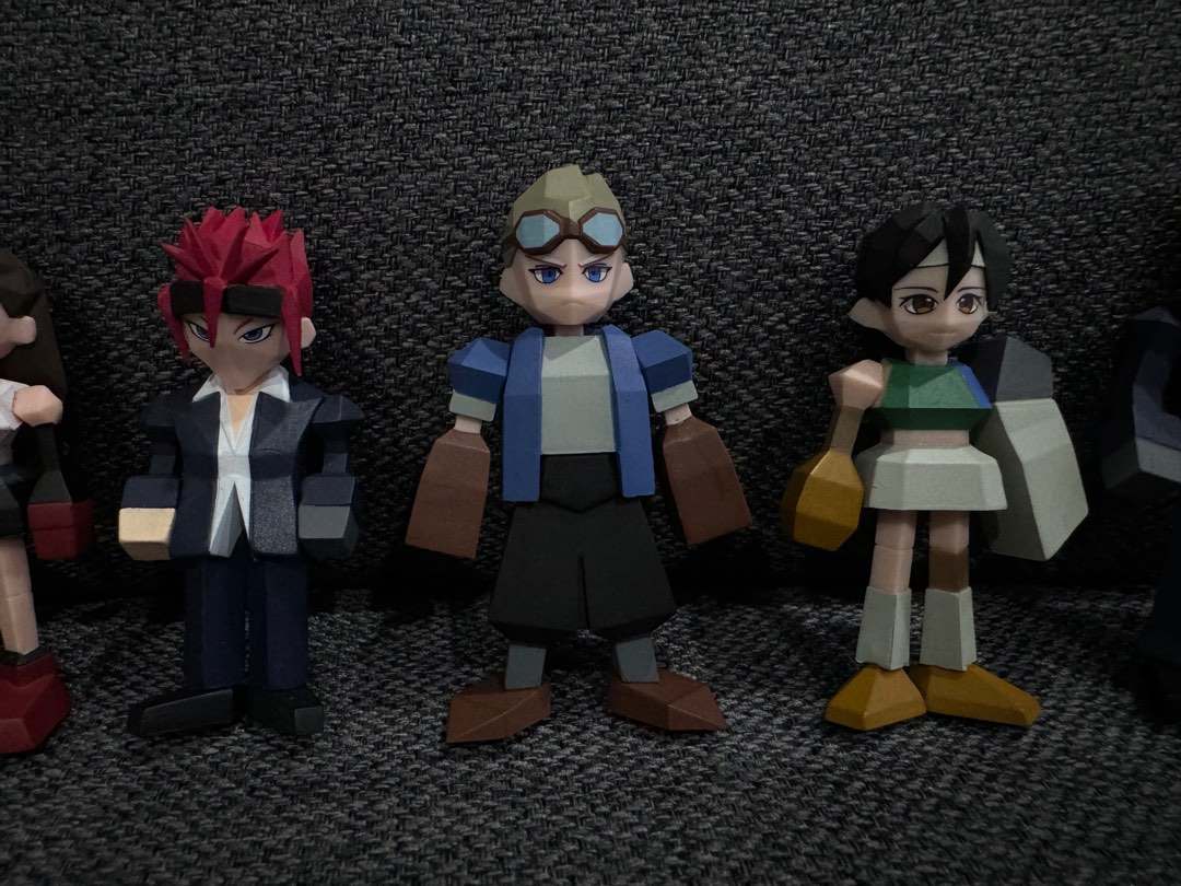 Final Fantasy VII 7 Rare FF7 VII Finalfantasy set of 6 Polygon ...
