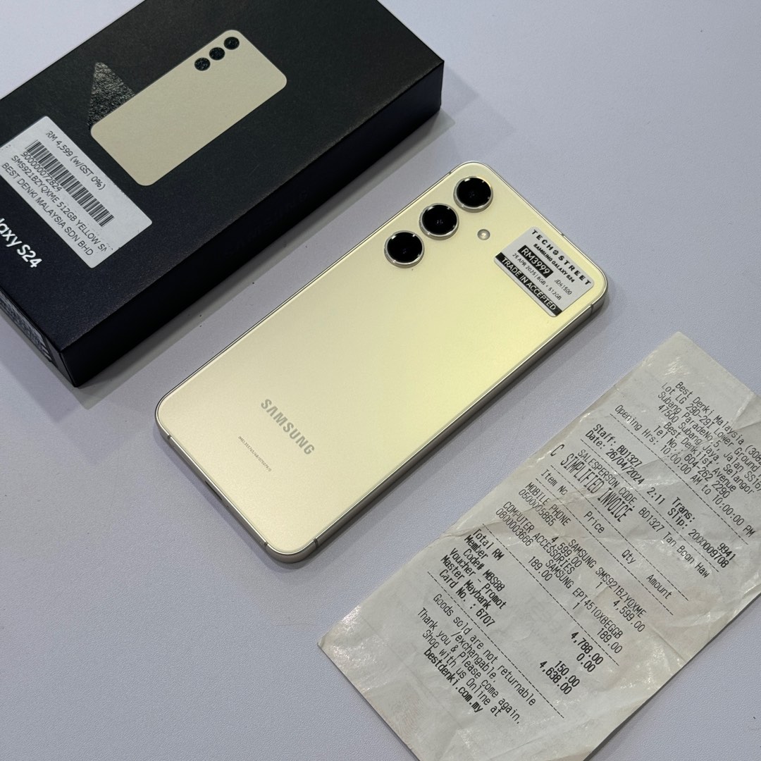 Galaxy S24 5G Amber Yellow 512GB, Mobile Phones & Gadgets, Mobile ...