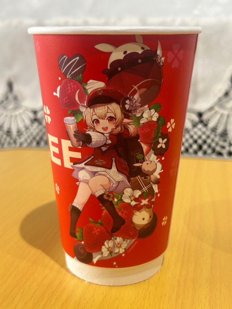 Genshin Impact x Liho (Klee and Jean cups), Hobbies & Toys, Memorabilia ...