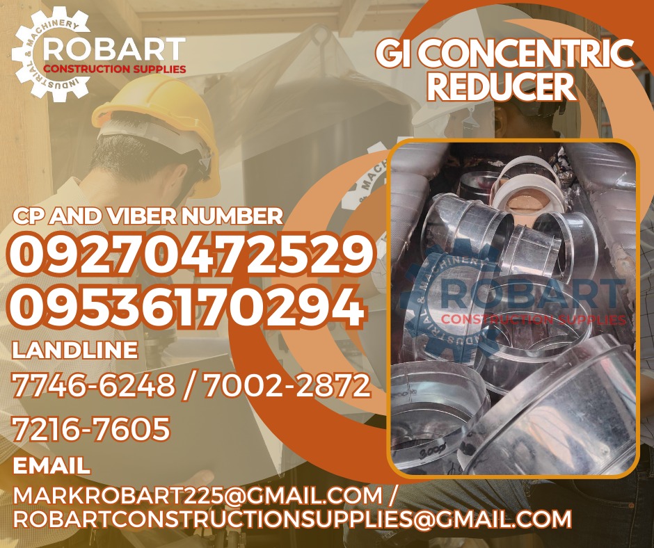 GI Concentric Reducer, Commercial & Industrial, Construction Tools ...