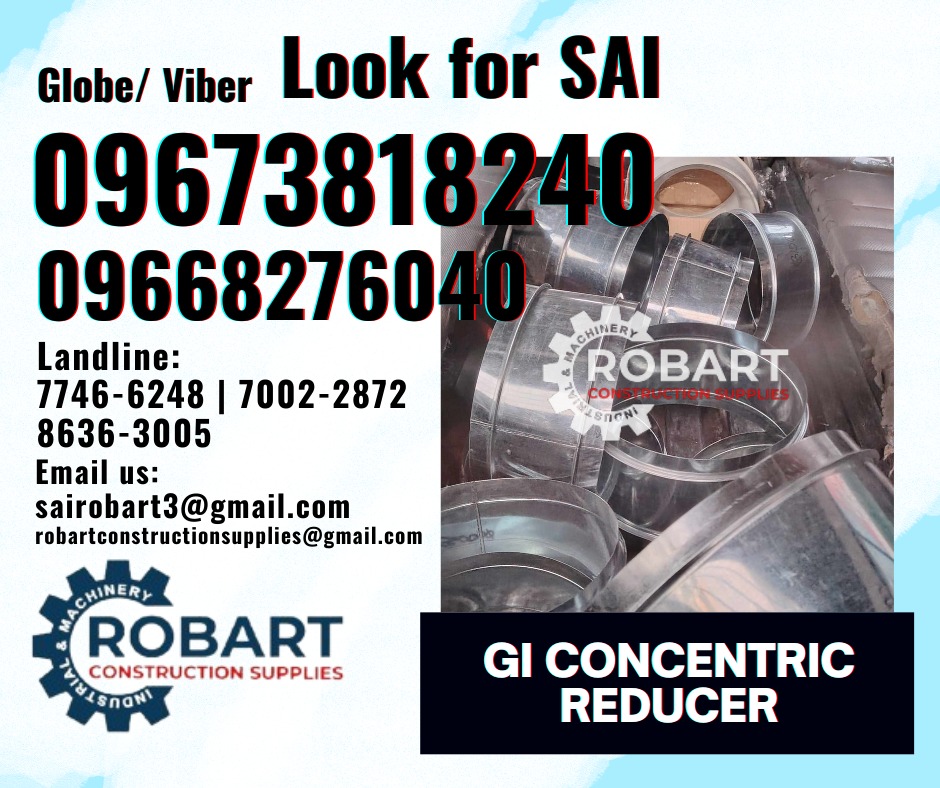 GI Concentric Reducer, Commercial & Industrial, Construction Tools ...