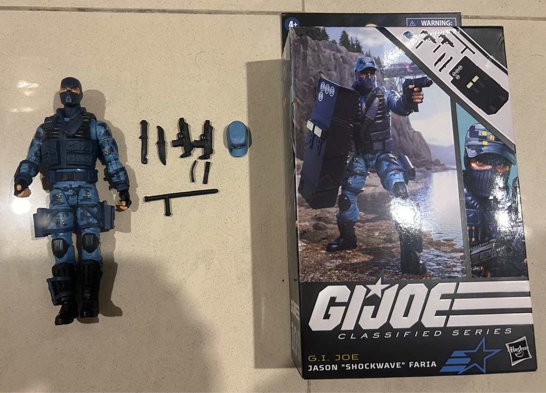 GI JOE CLASSIFIED SHOCKWAVE 6 inch gijoe g.i.jo g.in joe marvel ...