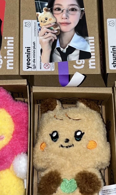 Gidle miyeon linefriend 快閃mini ni公仔, 興趣及遊戲, 收藏品及紀念品, 韓流 - Carousell