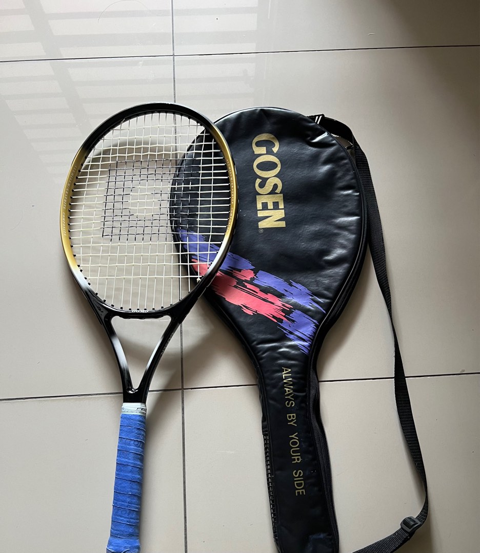 Gosen Japan tennis racket, Sports Equipment, Sports & Games, Racket ...