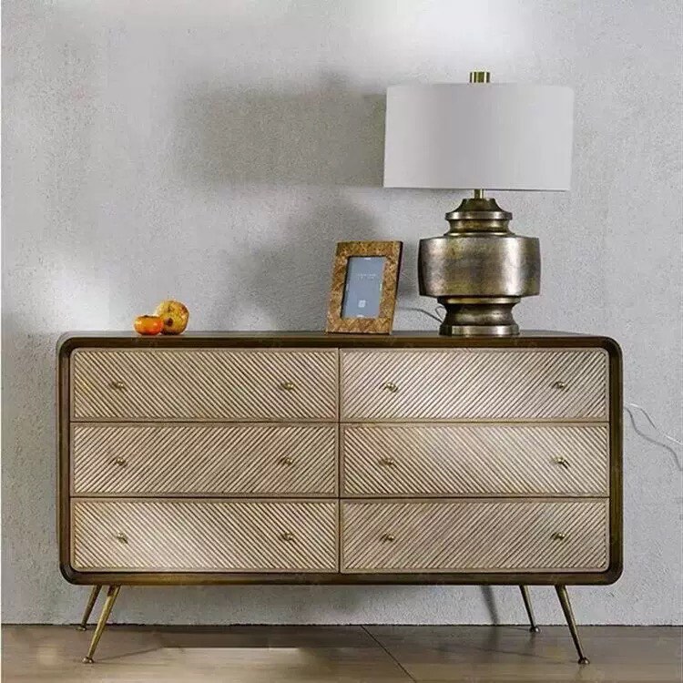 GOSKEN Rustic Chest Of Drawers, Furniture & Home Living, Furniture ...