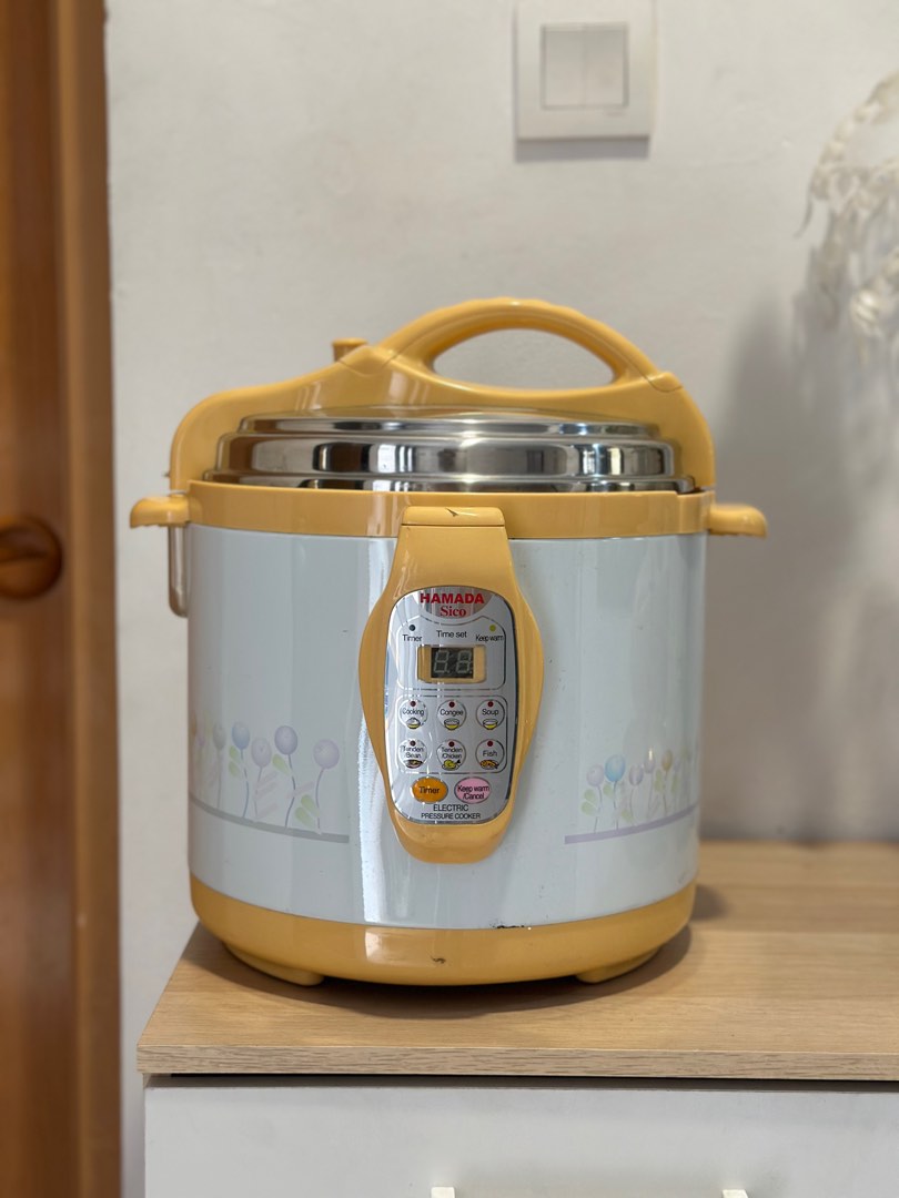 Hamada Sico Electric Pressure Cooker 326E - 6L, Kitchen & Appliances di ...