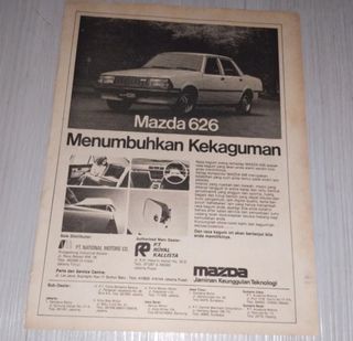 Iklan cetak jadul Mobil Toyota New Starlet, Antik, Pajangan di Carousell