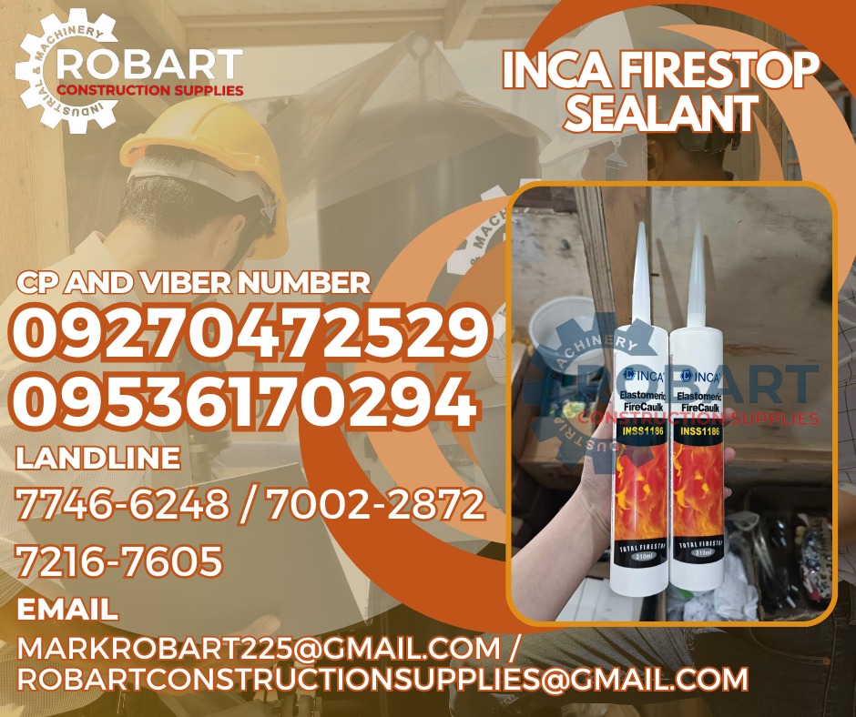 INCA Fire Stop Sealant, Commercial & Industrial, Construction Tools ...