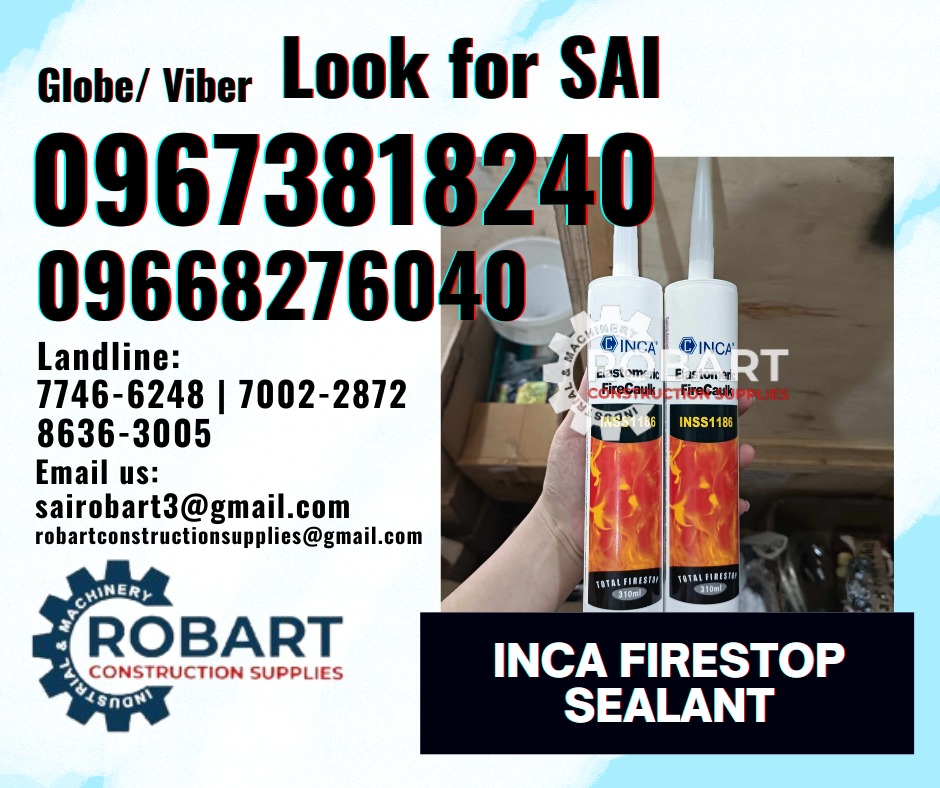 INCA Firestop Sealant, Commercial & Industrial, Construction Tools ...