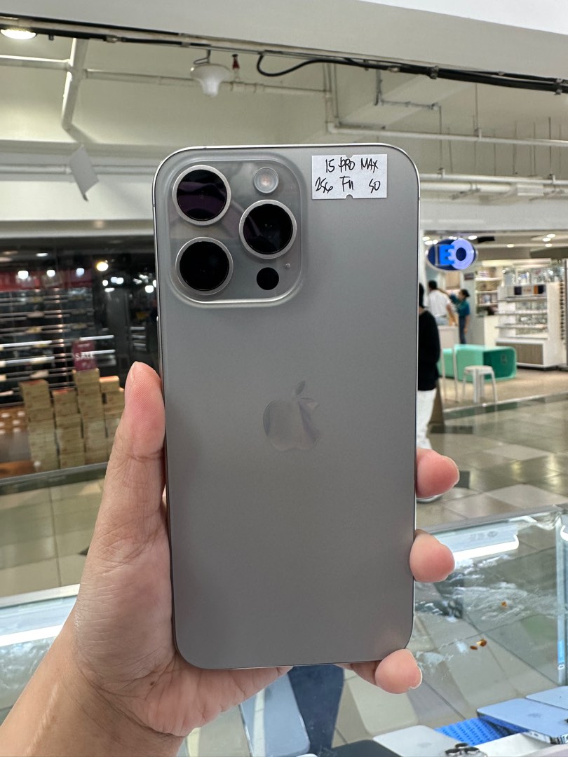 iPhone 15 Promax 256gb (Natural Titanium) (Openline), Mobile Phones ...