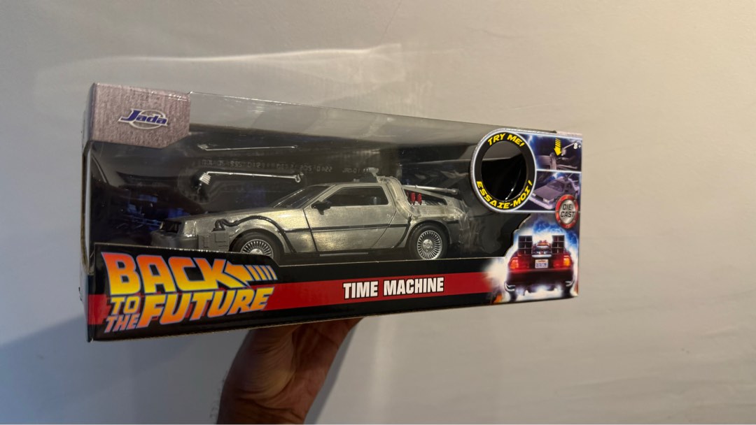 Jada Toys 1/24 Back To The Future Time Machine Car 1, Hobbies & Toys ...