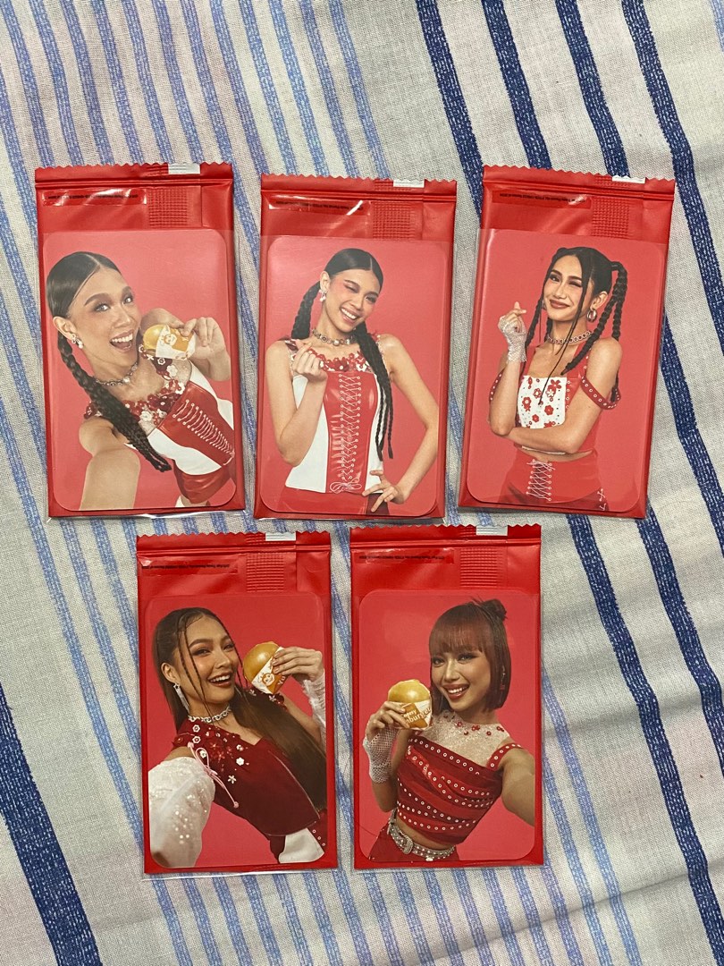 Jollibee x Bini Photocards, Hobbies & Toys, Memorabilia & Collectibles ...