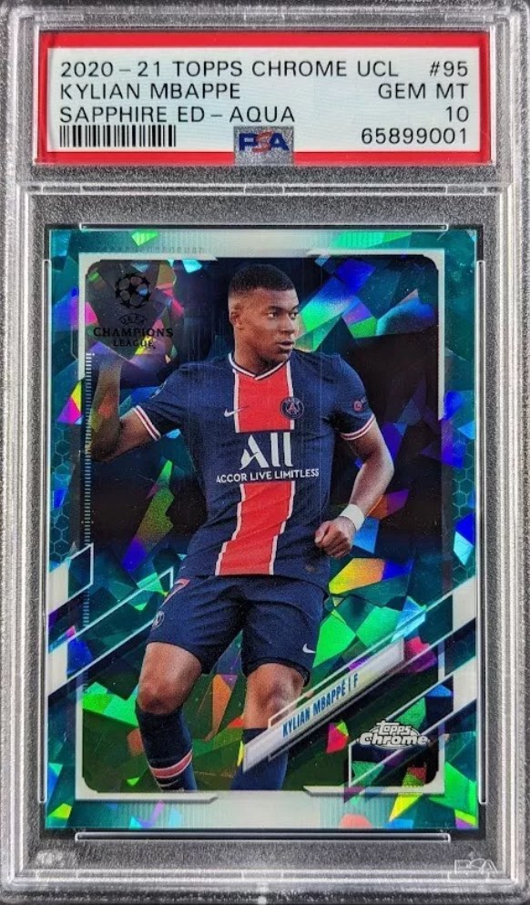 Kylian Mbappe Graded Trading Card, Hobbies & Toys, Memorabilia ...