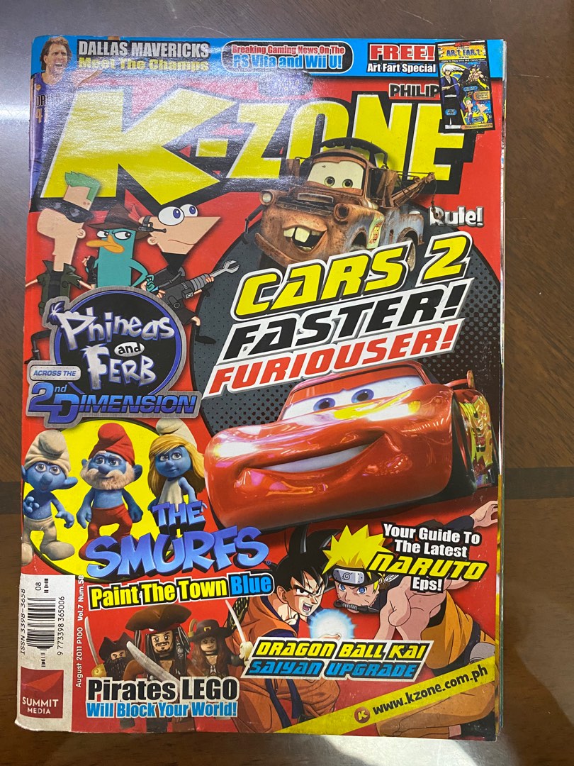 K-Zone Vintage Magazine August 2011 w/ Foldabots - Preloved ( Disney ...