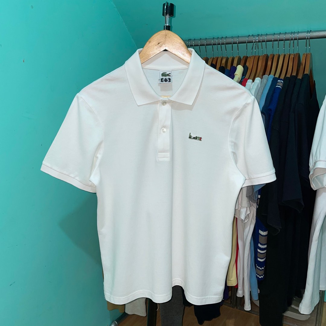 Lacoste Script Logo, Men's Fashion, Tops & Sets, Tshirts & Polo Shirts ...